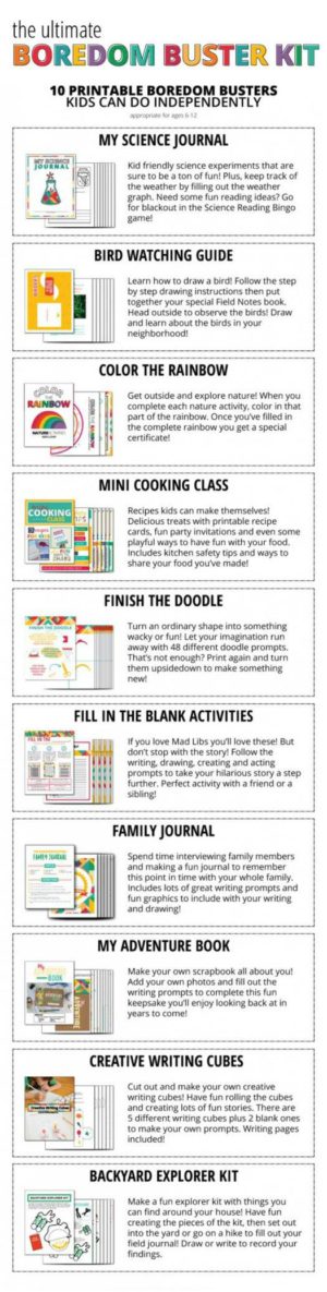 NEW Boredom Buster Kit! - crafterhours